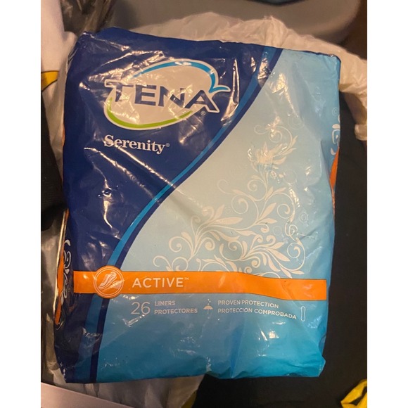 TENA | Other | Vintage Tena Serenity Active Liners 26 Count Proven ...